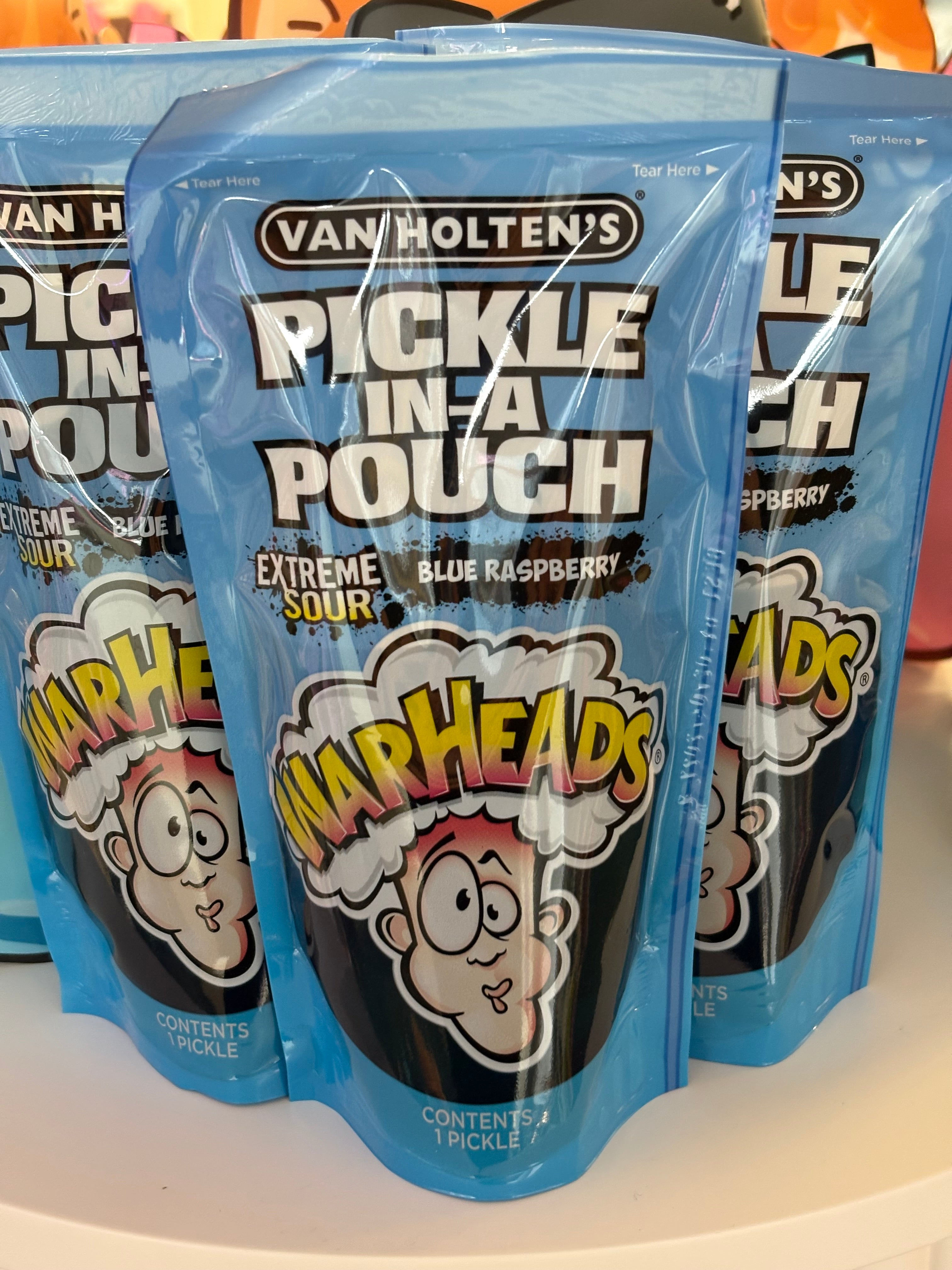 Van Holten’s Warheads Sour Blue Raspberry Pickle – Sugar Boom